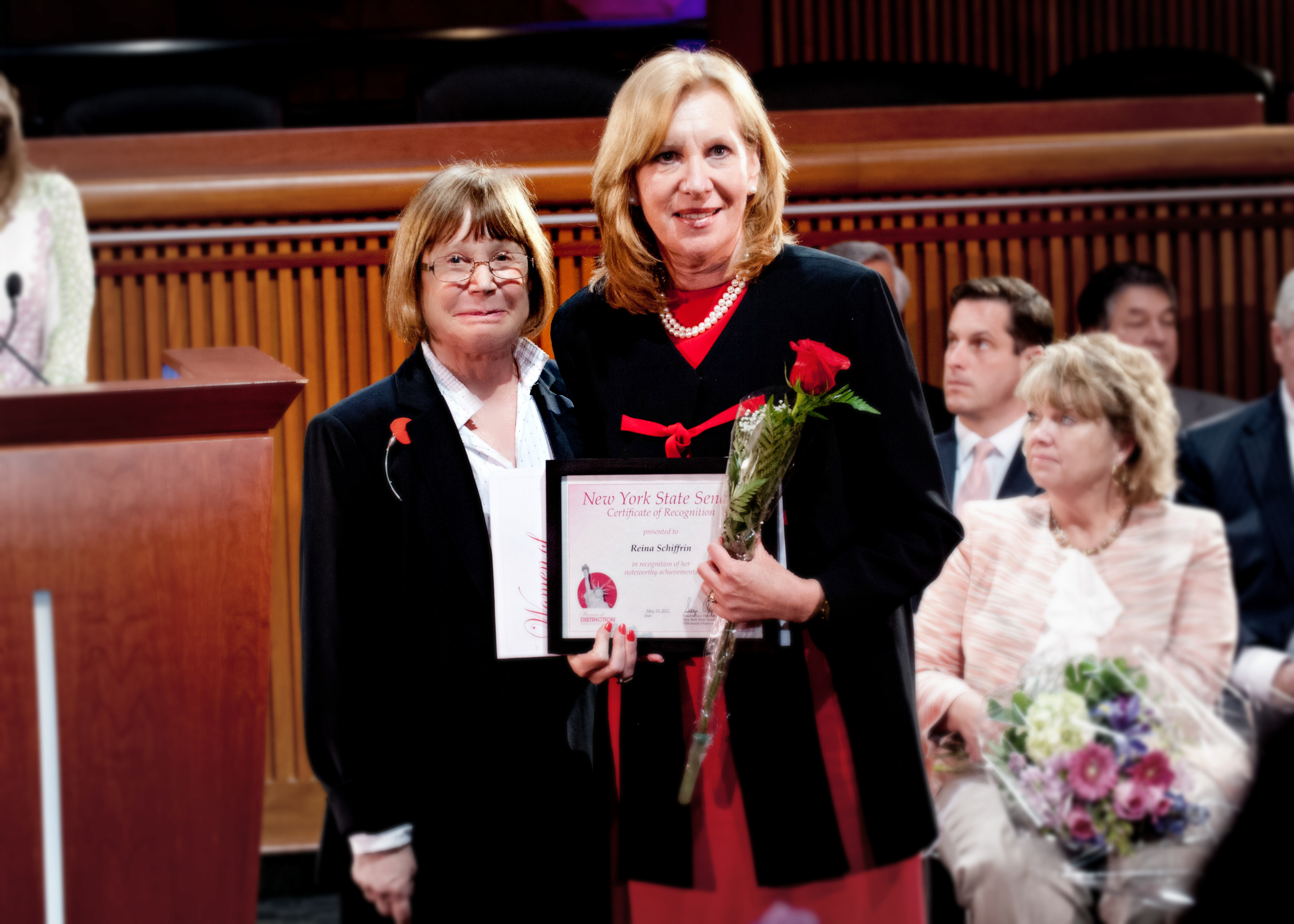 Senator Oppenheimer names Reina Schiffrin 2012 Woman of Distinction ...